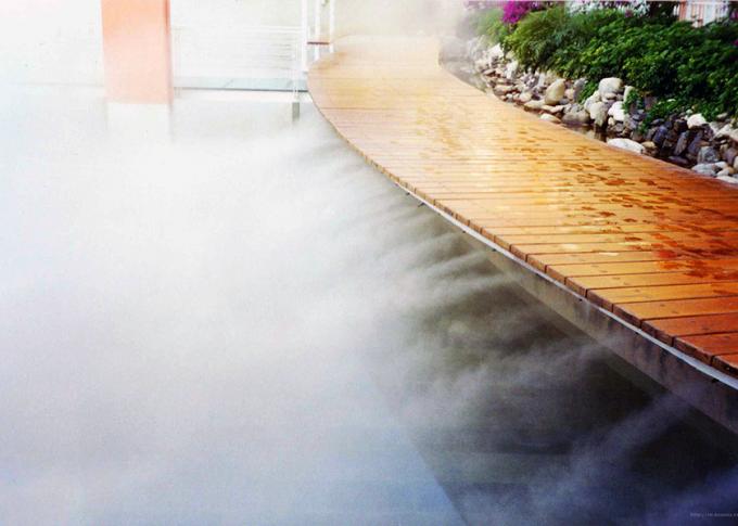 Garden Decoration Misting Lighted Fountain , Indoor Stage Fog Mist Fountain